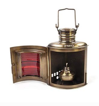 Nauticalia Port Navigationslampe, antikes Design, 21 cm