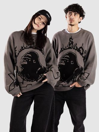 XLARGE Ring Of Fire Knit Strickpullover charcoal