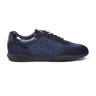 Baldinini Baskets en daim et laine - Homme - Chaussures - Bleu - Taille: 45 EU