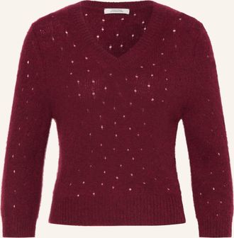 Dorothee Schumacher Dorothee Schumacher Cashmere-Pullover Luxury Love Mit 3/4-Arm rot