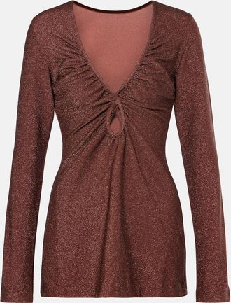 Johanna Ortiz Top aus Lamé