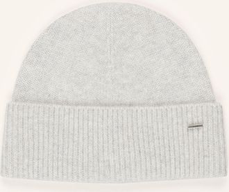 HUGO BOSS M&uuml;tze Aus Cashmere grau