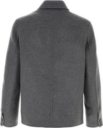 Ami Wool-Cashmere Blend Blazer - Gray