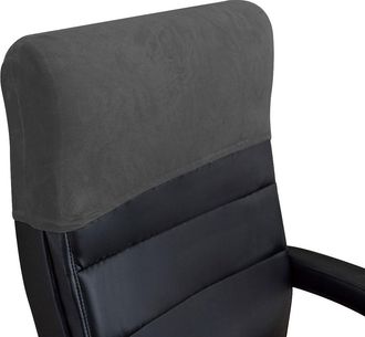 Generic Stretch Kopfst&uuml;tzenbezug Samt Kopfst&uuml;tzenschutz f&uuml;r B&uuml;rost&uuml;hle Kopfst&uuml;tzenbez&uuml;ge f&uuml;r Computerst&uuml;hle mit hoher R&uuml;ckenlehne M&ouml;bel Liegestuhl 1 Packung D