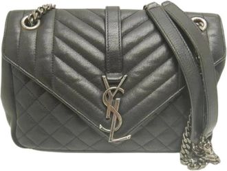 Saint Laurent Sac bandouli&egrave;re vintage Pre-owned - Femme - Pre-owned - Noir - Taille: ONE Size