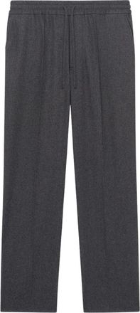 Dr&ocirc;le de Monsieur Homme, Pantalons, Gris, Taille: S Le Pantalon &Eacute;lastiqu&eacute; Flanelle