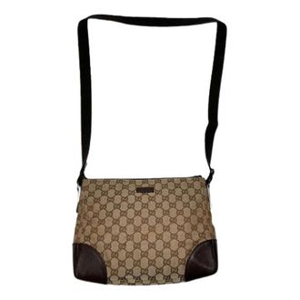 Gucci Sac bandouli&egrave;re vintage doccasion - Femme - Pre-owned - Beige - Taille: ONE Size