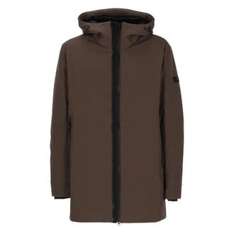 Peuterey Gesteppte lange Jacke - - Jackets - Herren - Braun - S