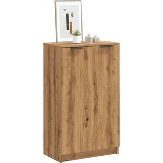 vidaXL Vidaxl - Armoire &agrave; chaussures ch&ecirc;ne artisanal - Bois ding&eacute;nierie - Dimensions 59 x 35 x 100,5 cm - Assemblage requis - Facile &agrave; entretenir