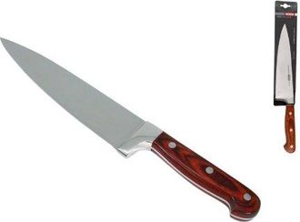 hOme Home Professionelles Set mit 3 Messern für die Küche mit Holzgriff CM18 Küchenwerkzeug