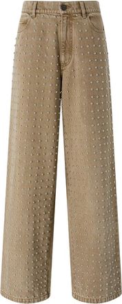 Pinko Five Pockets Studded Jeans