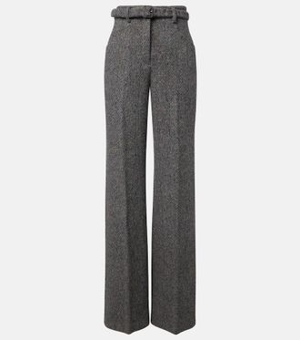 Gabriela Hearst Pantalon ample Norman en cachemire et laine