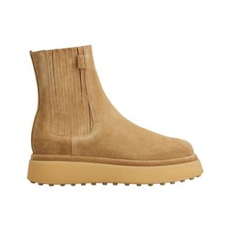Tod's Bottines en daim - Femme - Chaussures - Brun - Taille: 37 1/2 EU