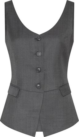Bruuns Bazaar Femme, Vestes, Gris, Taille: 40 FR Waterlily Beatus Waistcoat