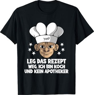 monk&auml; Humor K&uuml;che Rezept Koch T-Shirt