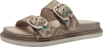 Tamaris Damen Footbed Styles Textil; BEIGE COMB/beige; 40 EU
