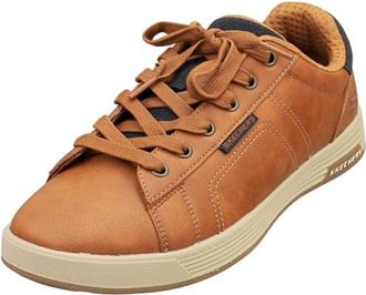 Skechers Homme Cavell Hensley Racine Accueil Homme Baskets, Luggage Synthetic, 43 EU