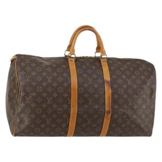 Louis Vuitton Pre-owned Canvas Weekend Bag - - Pre-owned - Damen - Braun - ONE SIZE