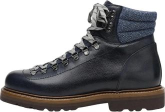 Brunello Cucinelli Bottines &agrave; lacets - Homme - Chaussures - Bleu - Taille: 43 1/2 EU