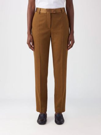 Alberto Biani Pantalon skinny de tailleur en coton et soie