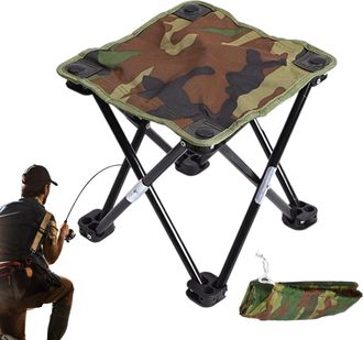 Generico Klapphocker, einziehbarer Strandstuhl, wasserdichter Hocker für Picknick, Camping, Garten, Bergsteigen, Reisen