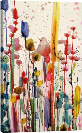 Posterlounge Dieser sanfte Morgen Leinwandbild von Sylvie Demers 40 x 60 cm Bunt Wandbilder Wanddeko