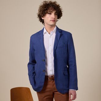 Bexley Blazer Lubin - Blazer homme bleu fonc&eacute;