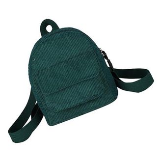 Generic Cartable en velours c&ocirc;tel&eacute; | Sac &agrave; dos d&eacute;cole en velours c&ocirc;tel&eacute; 19 x 9 x 19 cm pour &eacute;tudiants | Sac dordinateur portable &agrave; la mode, sac d&eacute;cole l&eacute;ger p