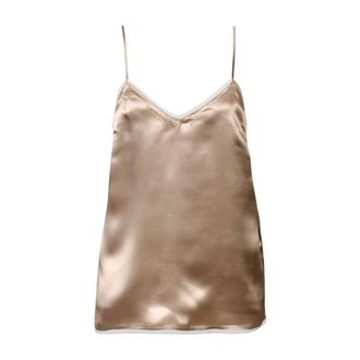 Fabiana Filippi Femme, Tops, Beige, Taille: 36 FR Top sans manches