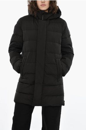 Woolrich Quilted Down Jacket with Ton On Ton Logo Größe Xs