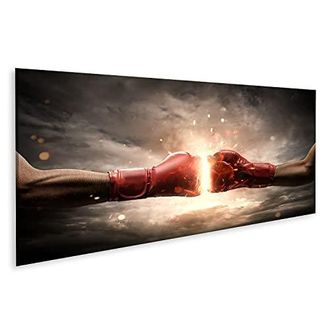 Islandburner Tableau sur toile &Eacute;nergie de motivation de combat de boxe Cadre Affiche Poster Murale Tableaux