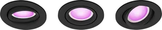 Philips hue Hue White and Color Ambiance Pack de 3 spots &agrave; encastrer Centura