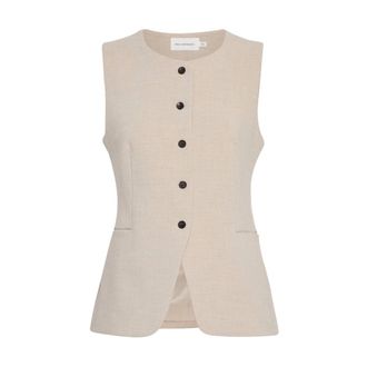 Moss Copenhagen Damen, Jacken, Beige, S/MGr&ouml;&szlig;e