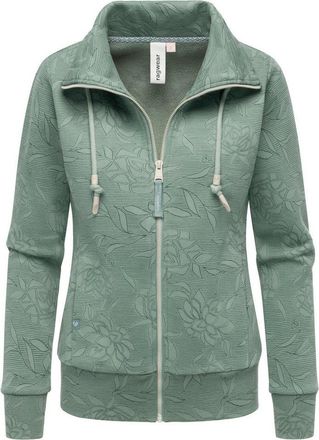 Ragwear Sweatjacke Ronette Print Zip-Jacke mit Allover-Print und hohem Kragen