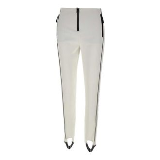 Mackage Femme, Pantalons, Blanc, Taille: 38 FR Zavi Bonded Fleece Stirrup Pant