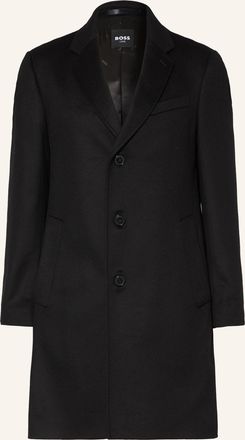 HUGO BOSS Wollmantel Hyde schwarz