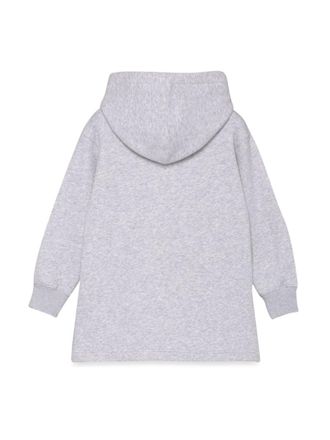 Palm Angels Hooded Cotton Dress - Gray
