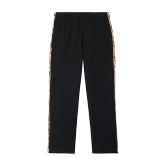 Burberry Vintage Check-trim Track Pants - - Trousers - Herren - Schwarzk - L