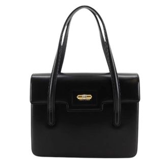 Gucci Sac &agrave; main en cuir de veau Pre-owned - Femme - Pre-owned - Noir - Taille: ONE Size