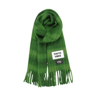 VERB TO DO &Eacute;charpe Tokio Vibes - Femme - Accessoires - Vert - Taille: ONE Size