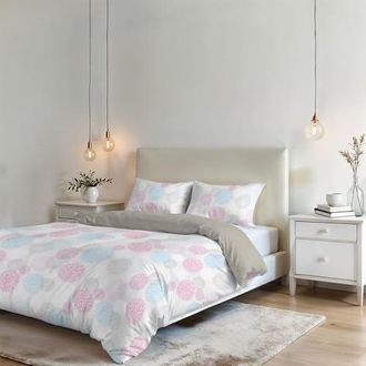 Italian Bed Linen Fantasy Bettw&auml;sche-Set aus mikrofaser, Molecole, Doppelte