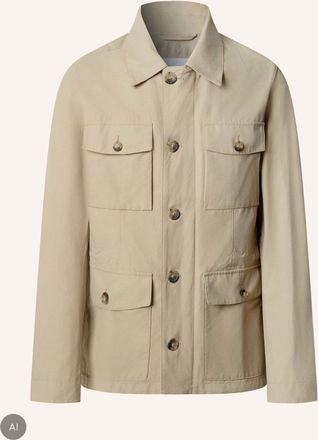 Hackett Stehkragenmantel Sr Cotton 4 Pkt beige