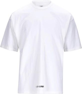 C.P. Company C.p. Company, Homme, Tops, Blanc, Taille: S CP Company T-shirts and Polos