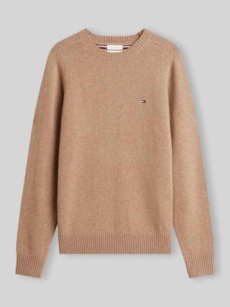 Tommy Hilfiger Regular Fit Pullover aus Lammwoll-Mix