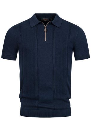 Indicode Poloshirt Herren INSago Polo Shirt Herrenshirt Kurzarm-Poloshirt mit Rei&szlig;verschluss