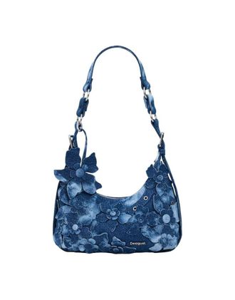 Desigual mittelgro&szlig;e Denim-Tasche in Blau