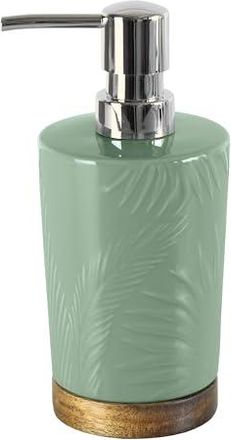 Kleine Wolke Seifenspender Palm, Accessoires, Farbe Maledivia, Material: Steinzeug, Akazie