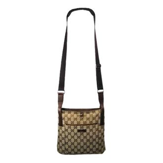 Gucci Sac bandouli&egrave;re vintage Pre-owned - Femme - Pre-owned - Beige - Taille: ONE Size