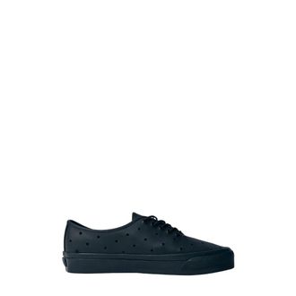 Vans Homme, Chaussures, Noir, Taille: 42 EU Baskets en cuir avec finition &eacute;toil&eacute;e