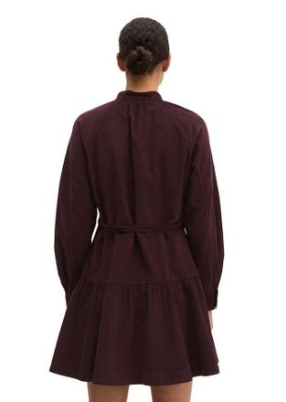 Marc O'Polo Cordkleid mit Bindeg&uuml;rtel, Flared Fit